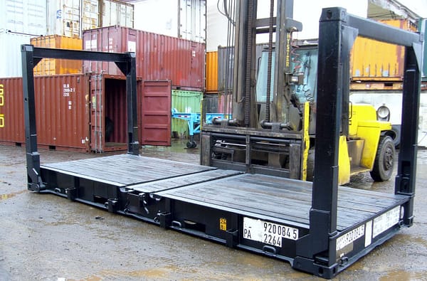 20ft flat rack shipping container - ATSi Container Depot