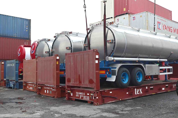 20ft flat rack shipping container - ATSi Container Depot